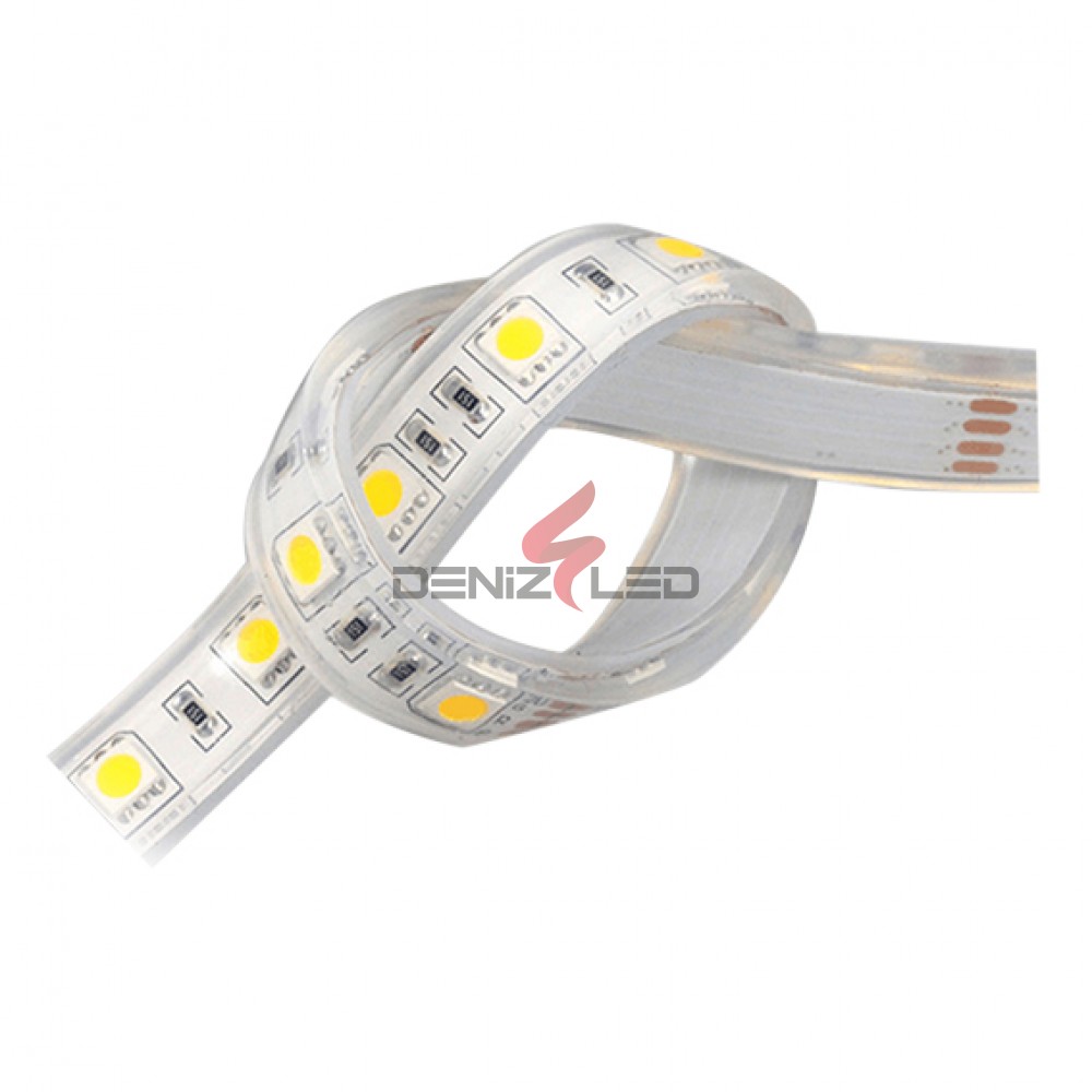 IP68 EXTRUSION SILICONE HIGH LIGHT ŞERİT LED METRE 60 LED 14.4W 12V ...