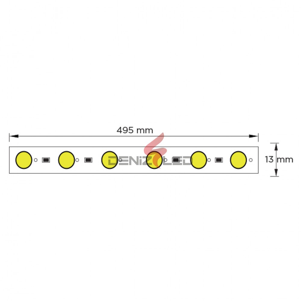 12 VOLT ORTADAN SOKETLİ SAMSUNG 6 LED 50CM 170 DERECE LİGHTBOX OCEANLED ...
